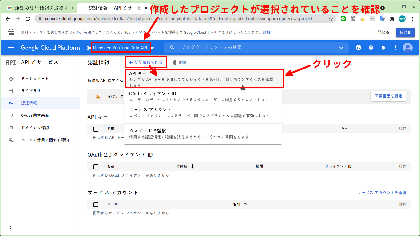 Python で副業（？） YouTube Data API を使ってみる 〜その2：準備、API Key 編〜 - akiblog