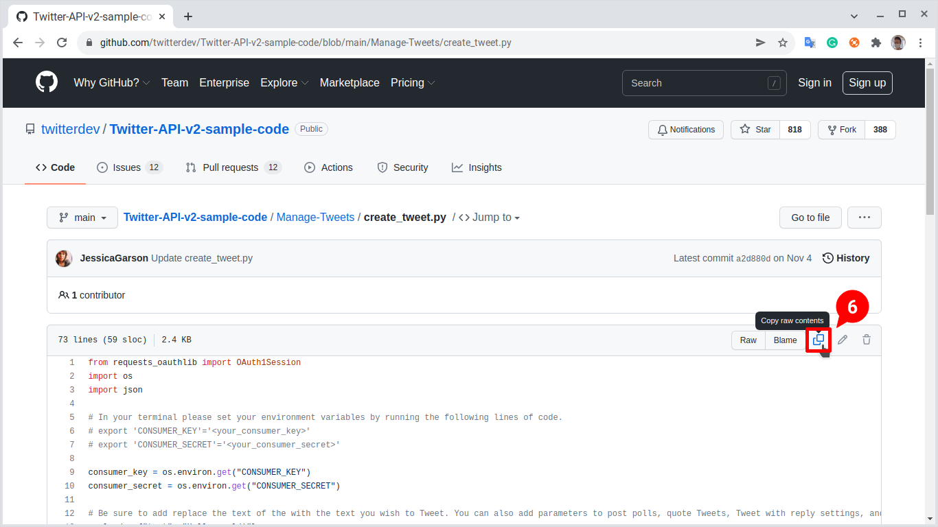Python で副業（？） Twitter API を使ってみる 〜その7：Python のサンプルコードで OAuth 1.0a 〜 - akiblog